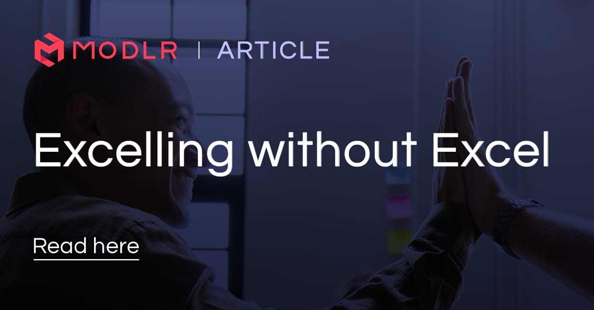 MODLR - News - Excelling without Excel