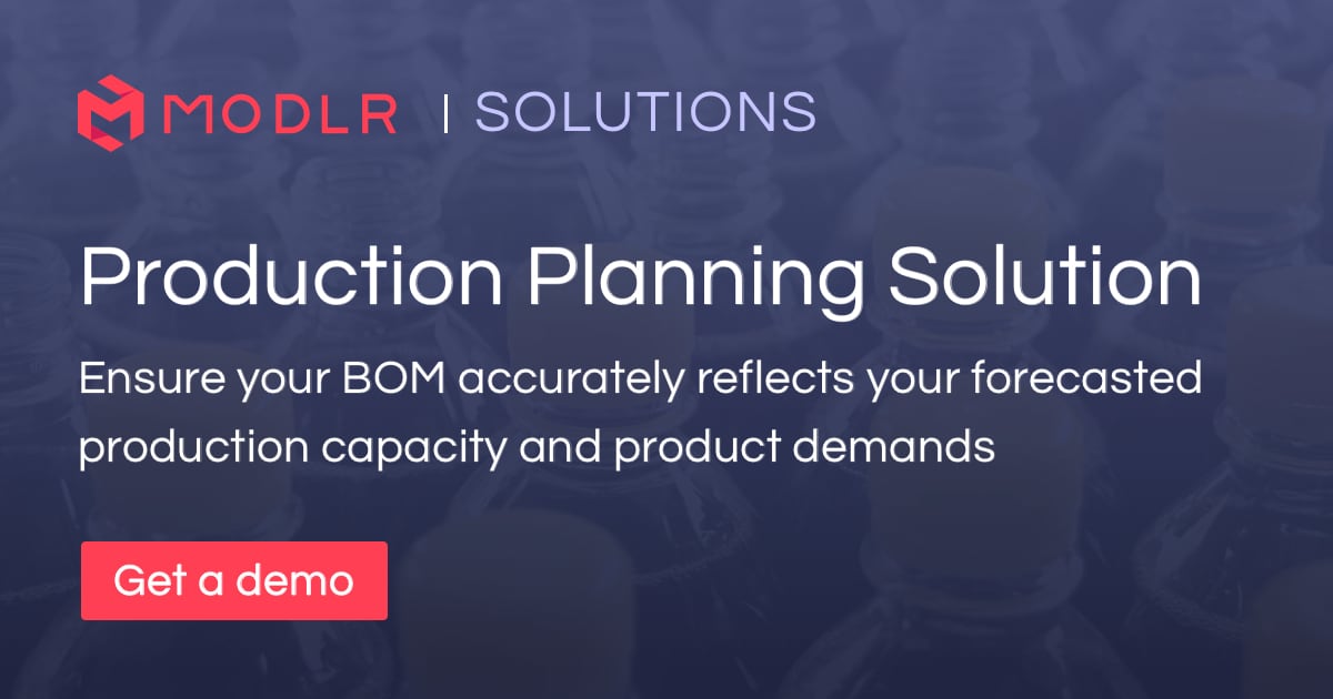 MODLR - Solution - Production Planning