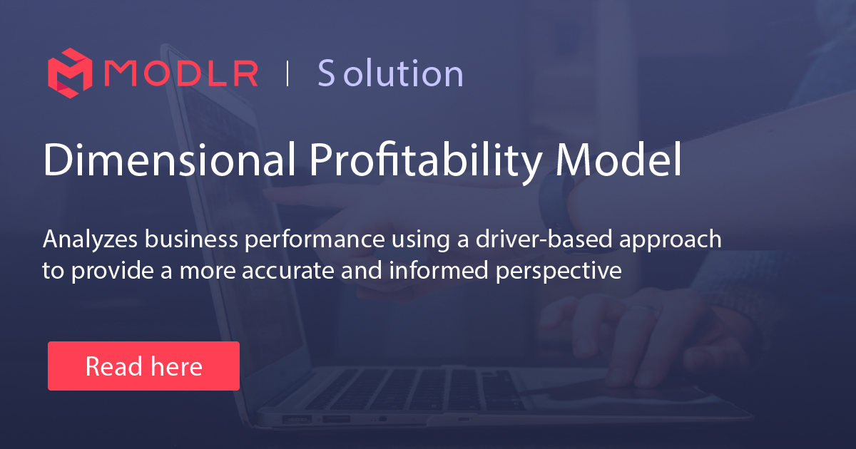 MODLR - Solution - Dimensional Profitability Modeling for Logistics